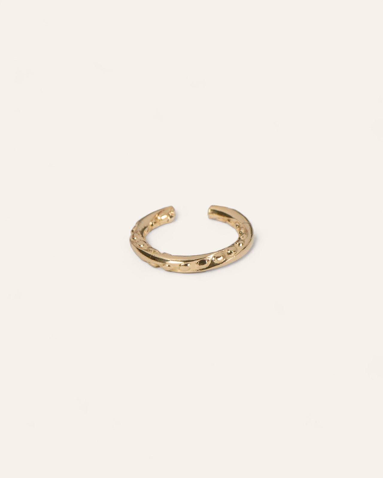 Aria Twisted Ring Gold Plated • AGLAIA France