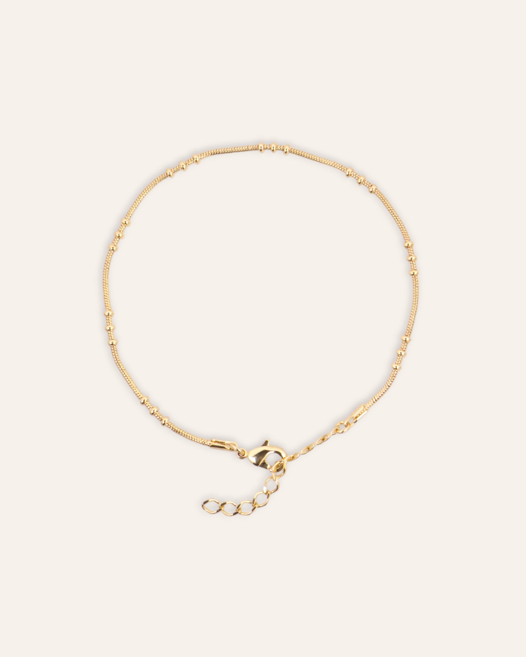 Bracelet Chaîne Boule Fine Louise Doré • AGLAIA France