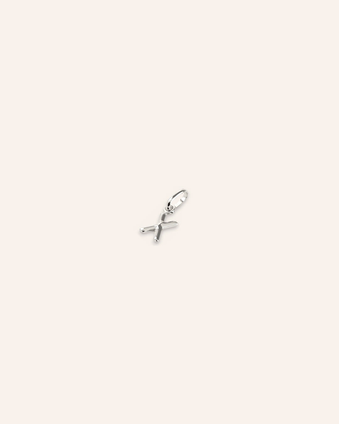 Letter X Pendant Sterling Silver • AGLAIA France