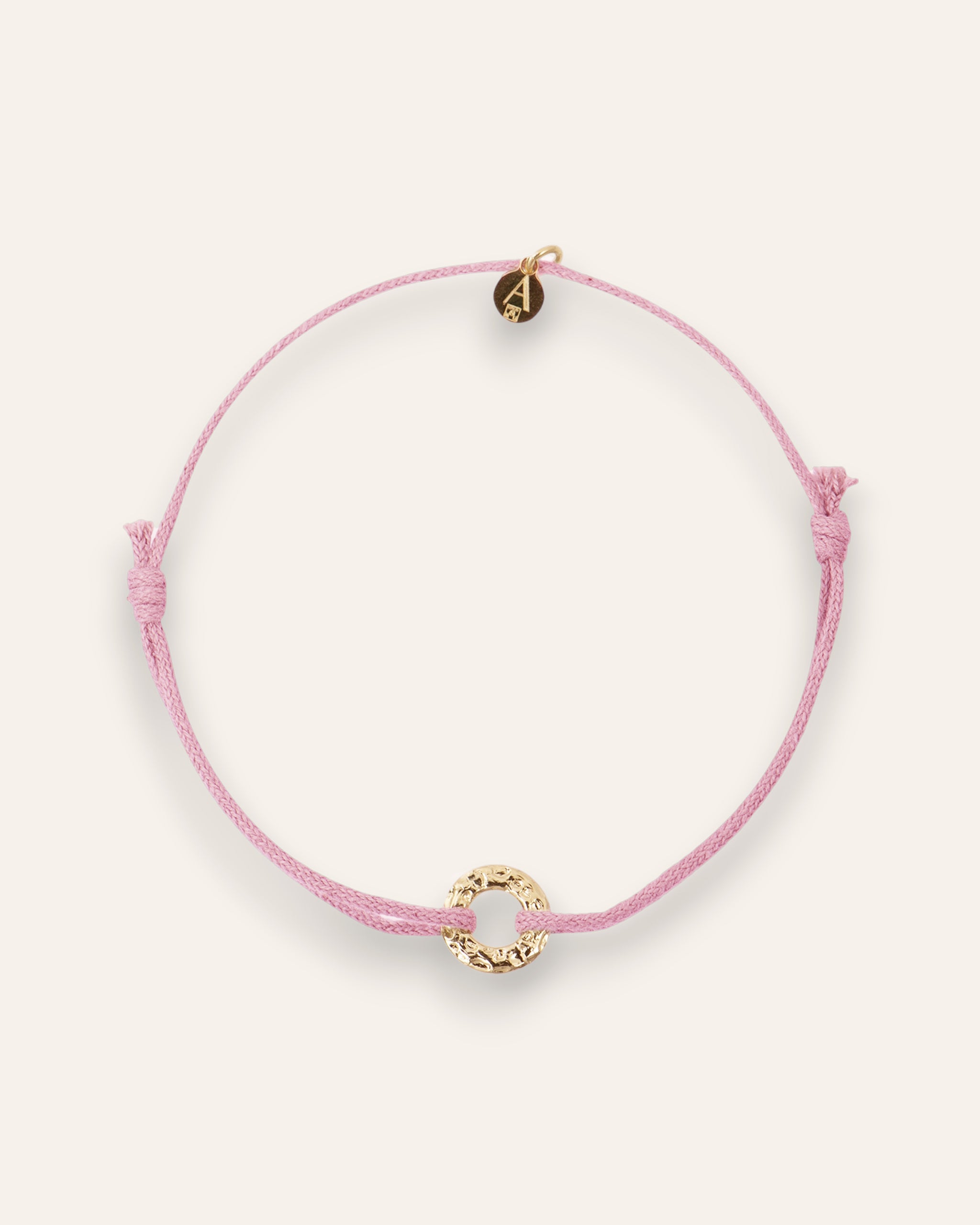 Malone Cord Ring Bracelet Gold Plated • AGLAIA France