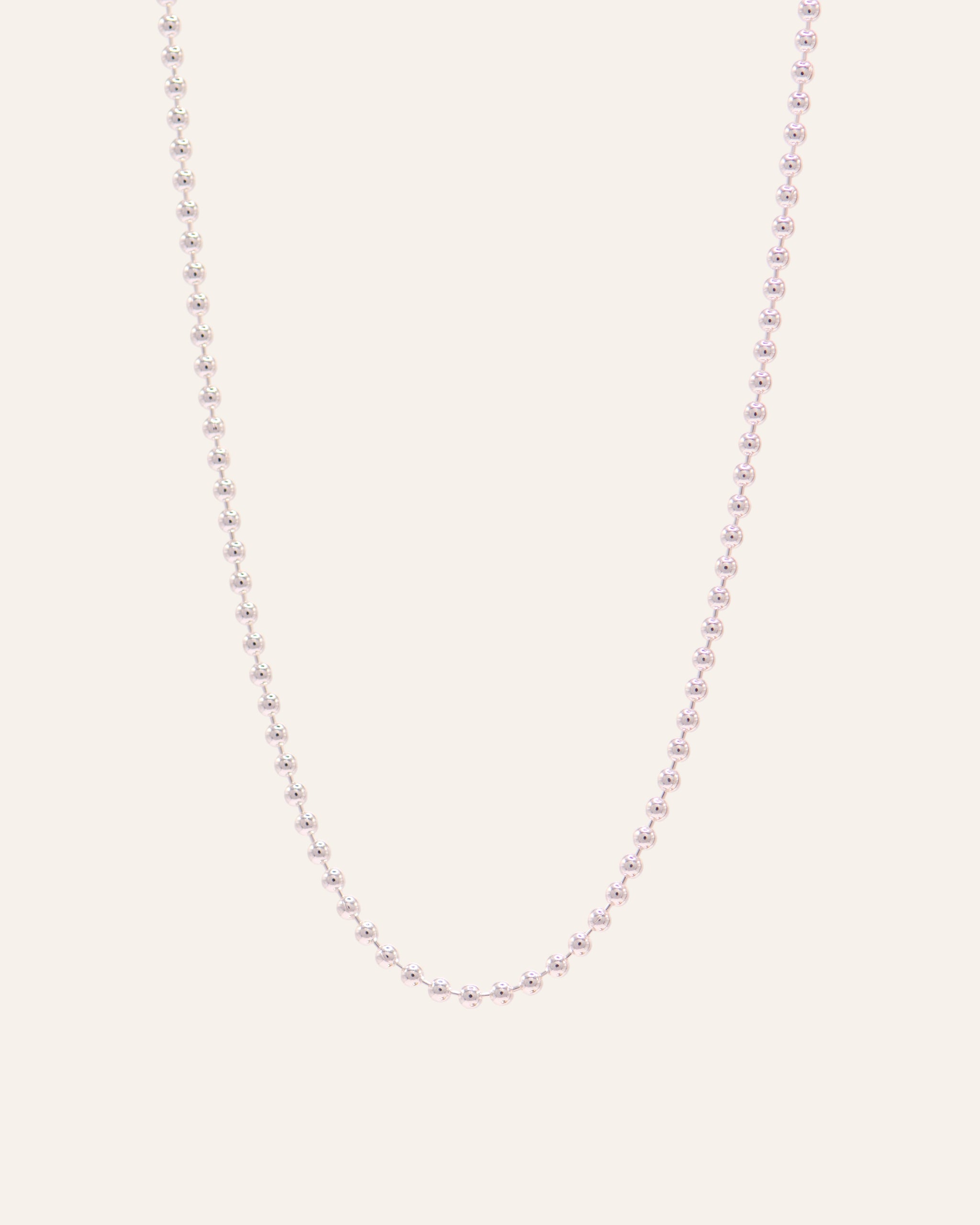 Collier Maille Boule Esther Argent 925 • AGLAIA France